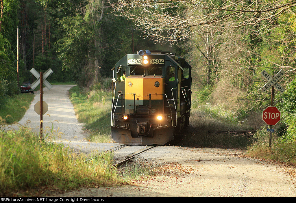 HRRC 3604 light on NX13